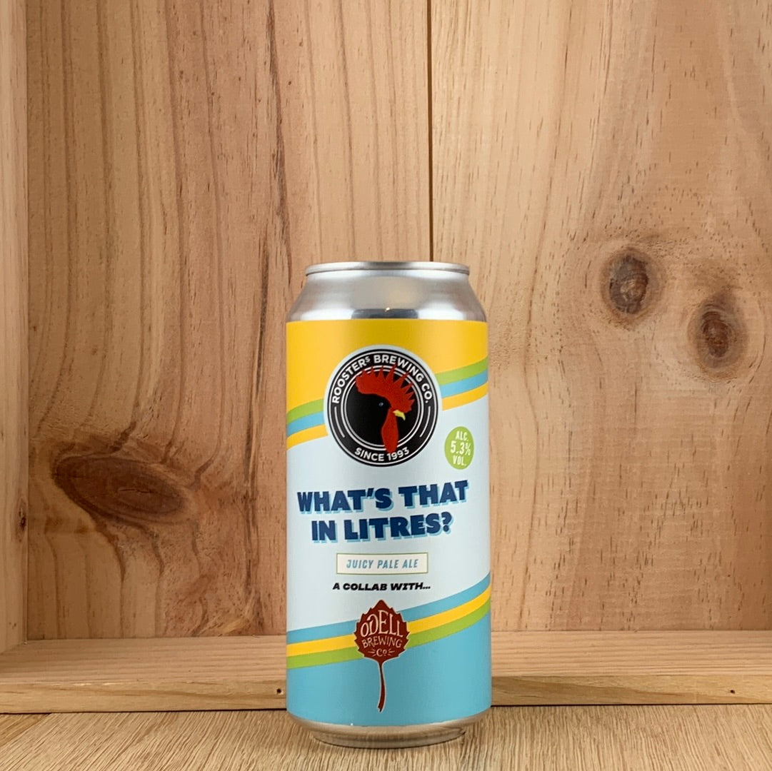 Rooster's Brewing Co. 'What's That in Litres?' Juicy Pale Ale